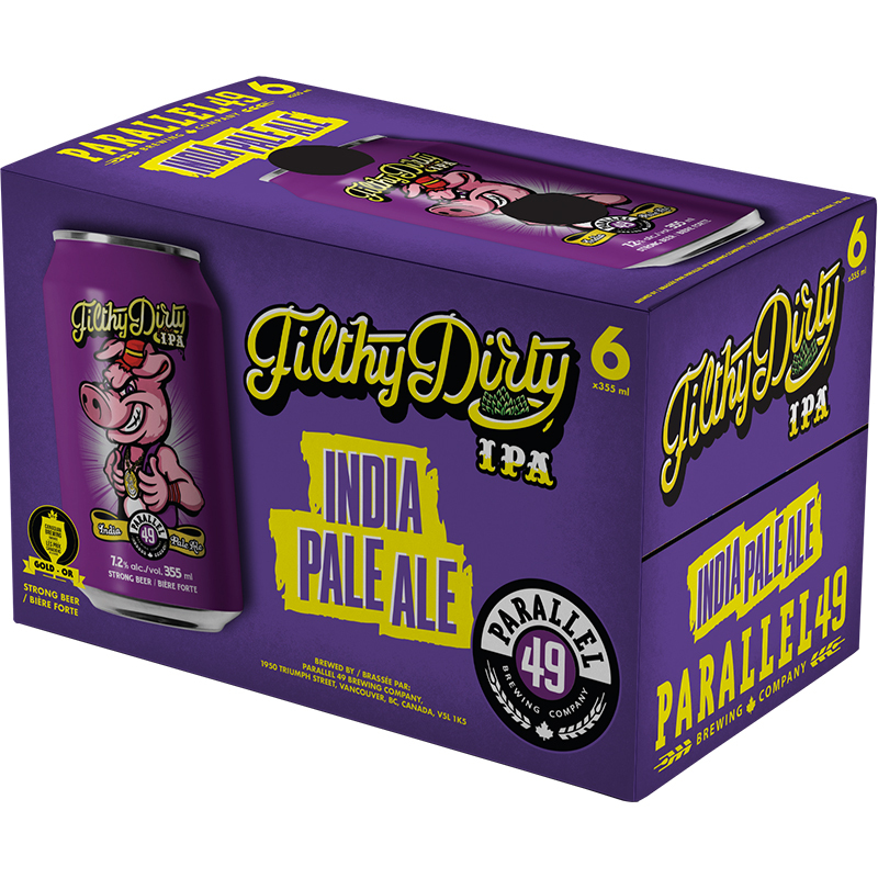 PARALLEL 49 - FILTHY DIRTY IPA CAN Canadian Domestic Beer