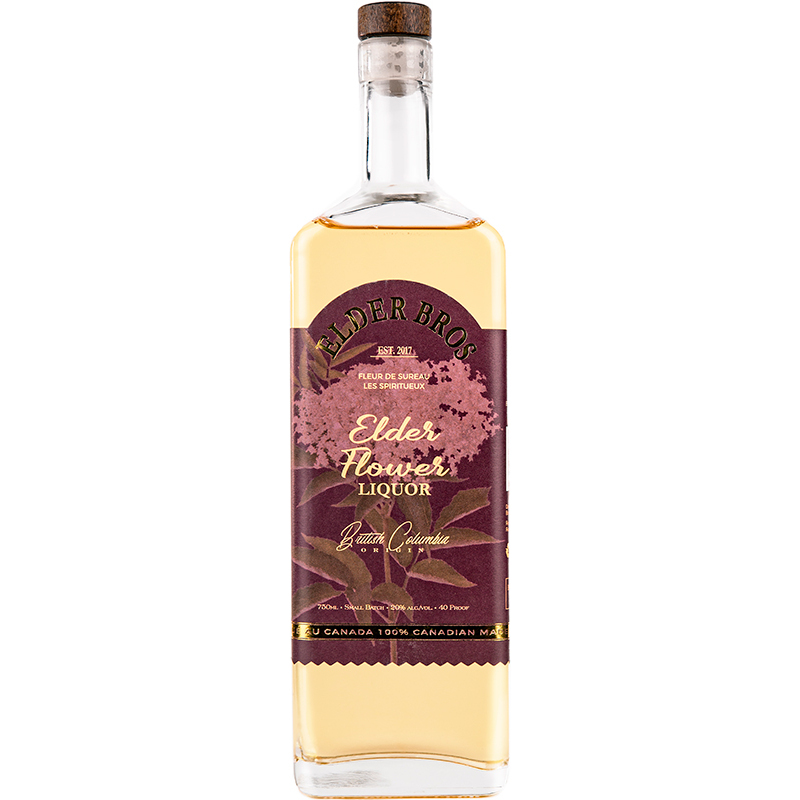 ELDER BROS FARMS DISTILLERY - ELDERFLOWER LIQUEUR Canadian Liqueurs