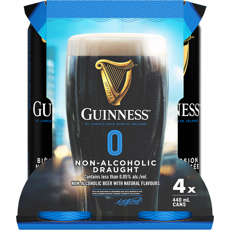 GUINNESS - ZERO CAN Irish De-Alcoholized Beer