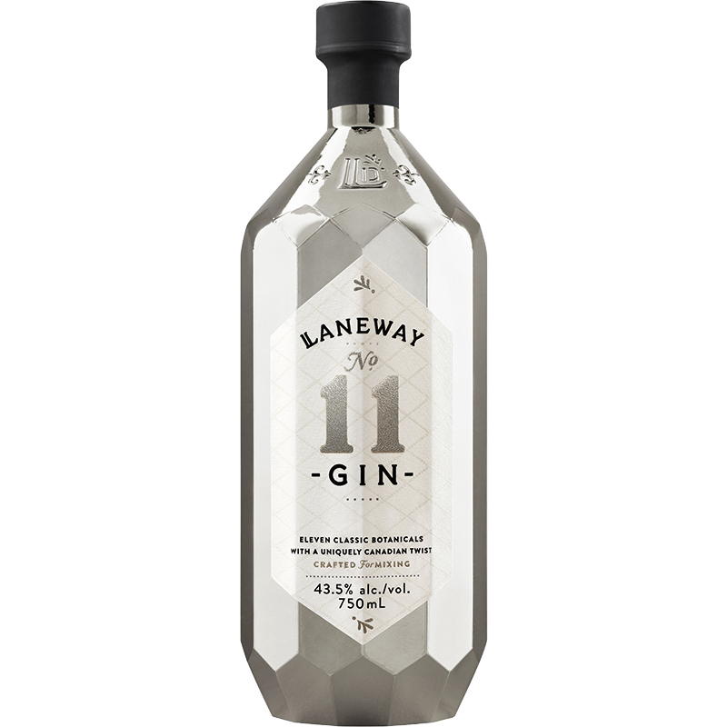 LANEWAY - NO 11 GIN LIMITED EDITION SILVER BOTTLE Canadian Gin