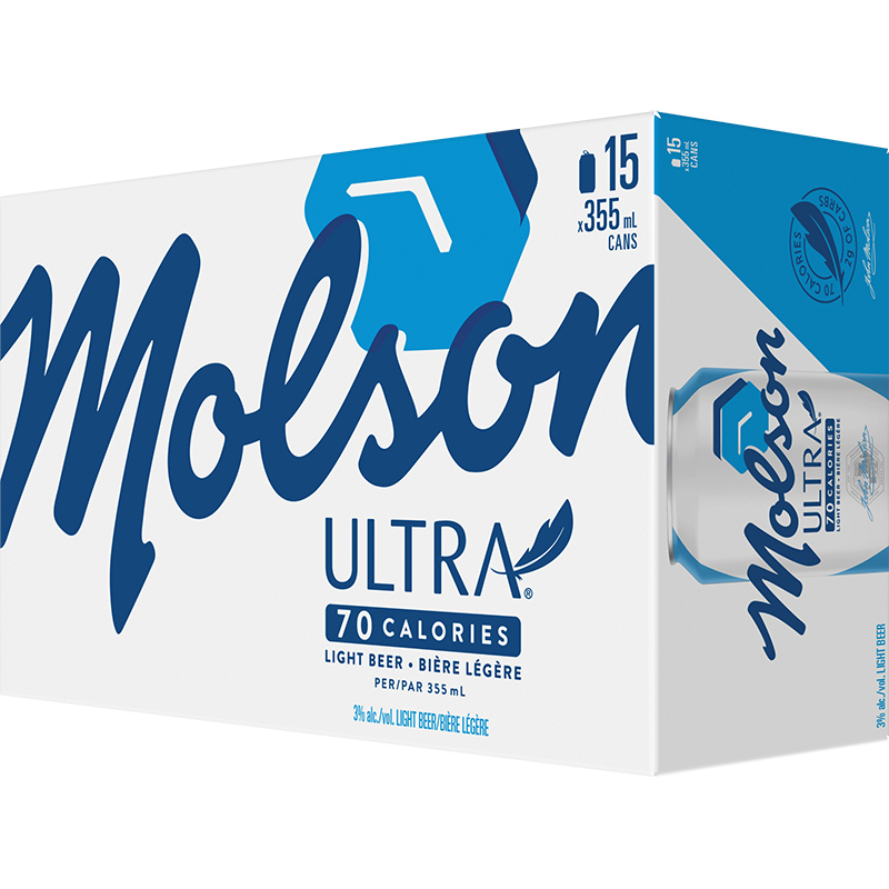 MOLSON ULTRA - CAN Canadian Domestic Beer