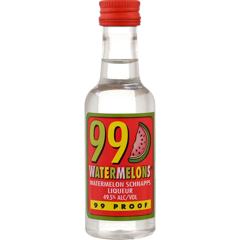 99 WATERMELONS - WATERMELON SCHNAPPS LIQUEUR Canadian Liqueurs