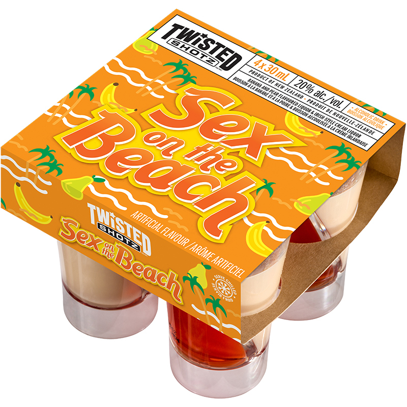 TWISTED SHOTZ - SEX ON THE BEACH New Zealand Other Spirits