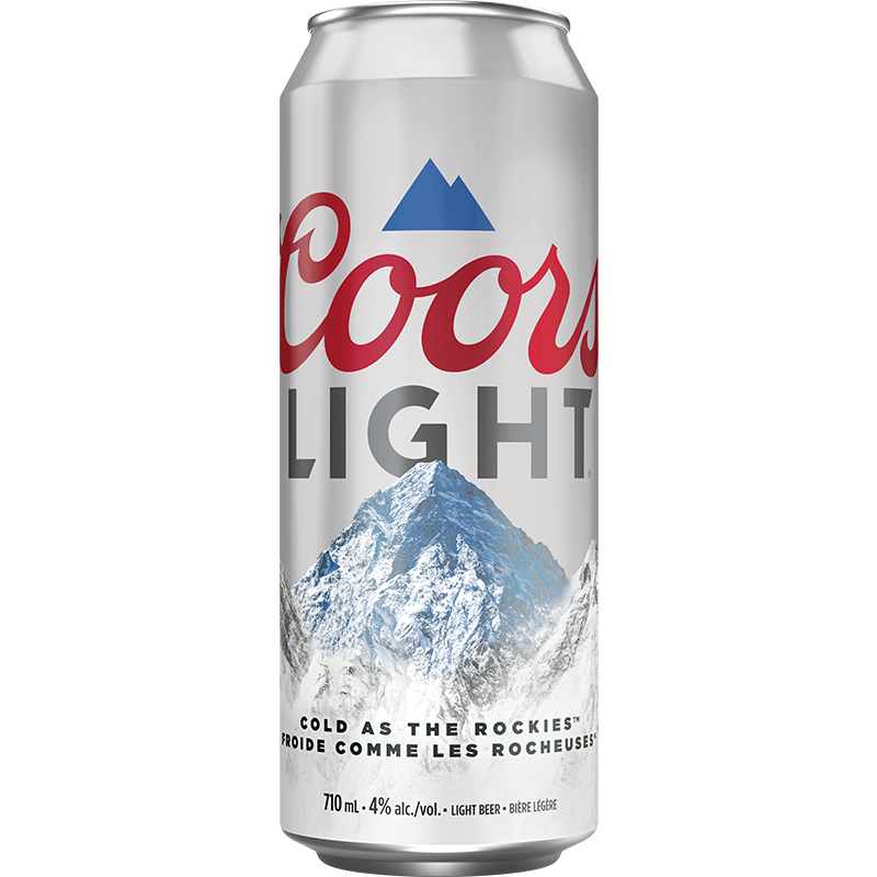 COORS LIGHT - TALL CAN Canadian Domestic Beer