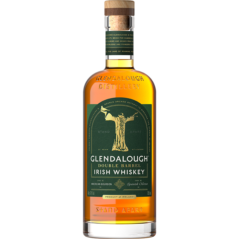 GLENDALOUGH - DOUBLE BARREL Irish Whisky / Whiskey