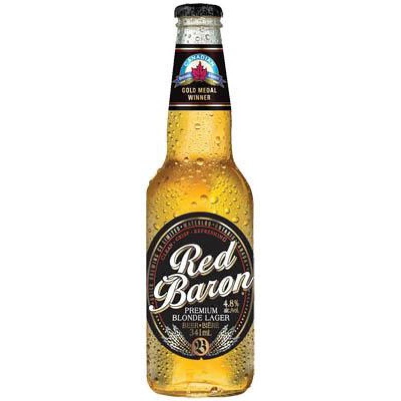 BRICK - RED BARON PREMIUM BLONDE LAGER Canadian Domestic Beer
