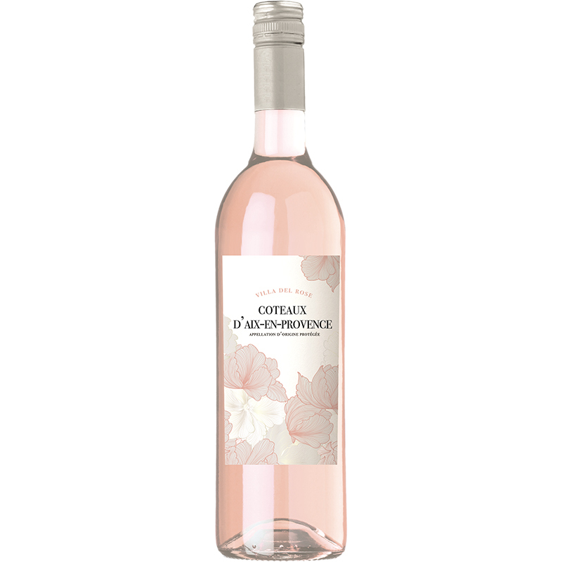 COTEAUX AIX EN PROVENCE ROSE - VILLA DEL ROSE French Rose Wine