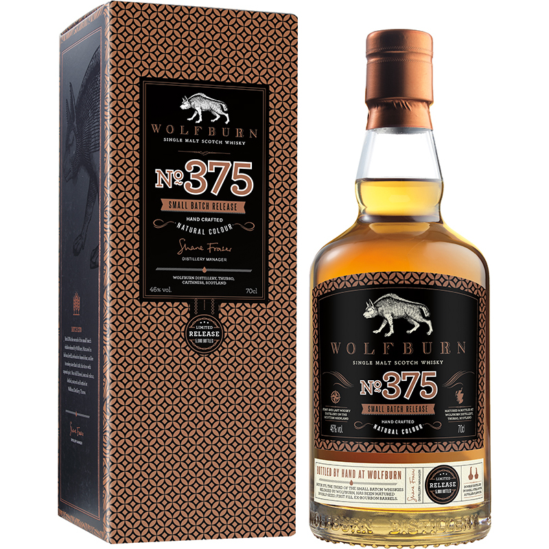 WOLFBURN - BATCH NO. 375 SINGLE MALT SCOTCH WHISKEY Scottish Whisky ...