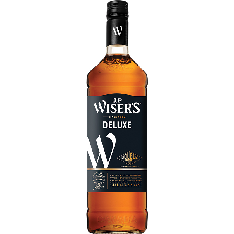 J.P. WISER'S DELUXE Canadian Whisky / Whiskey