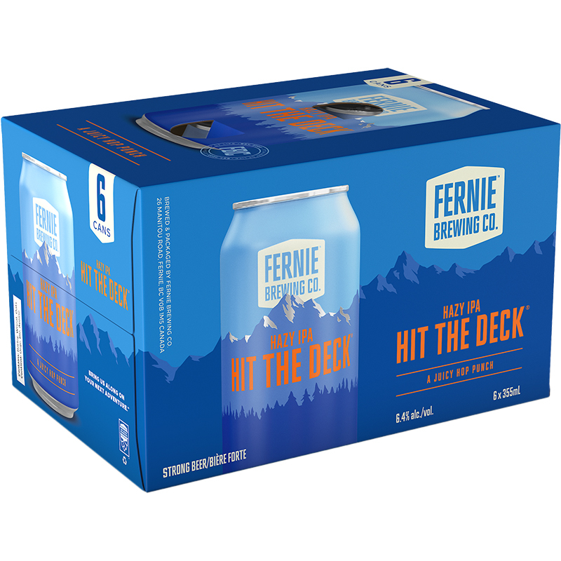 FERNIE BREWING - HIT THE DECK HAZY IPA CAN Canadian Domestic Beer