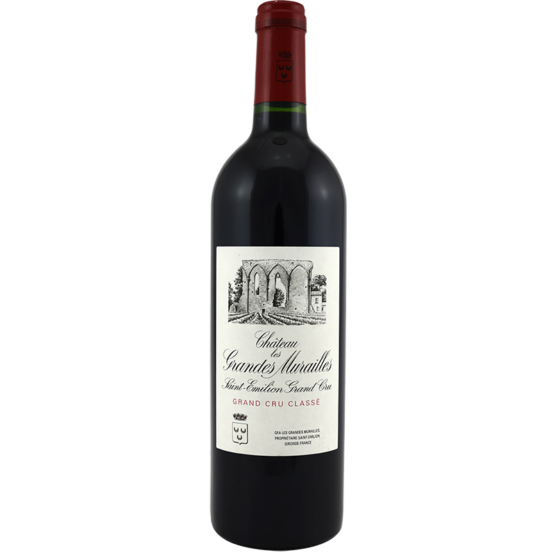 ST EMILION - CHATEAU LES GRANDES MURAILLES 2017 French Red Wine