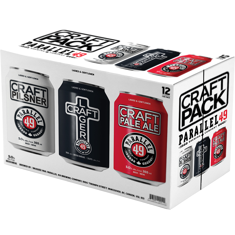 PARALLEL 49 - CRAFT PACK CANS Canadian Domestic Beer