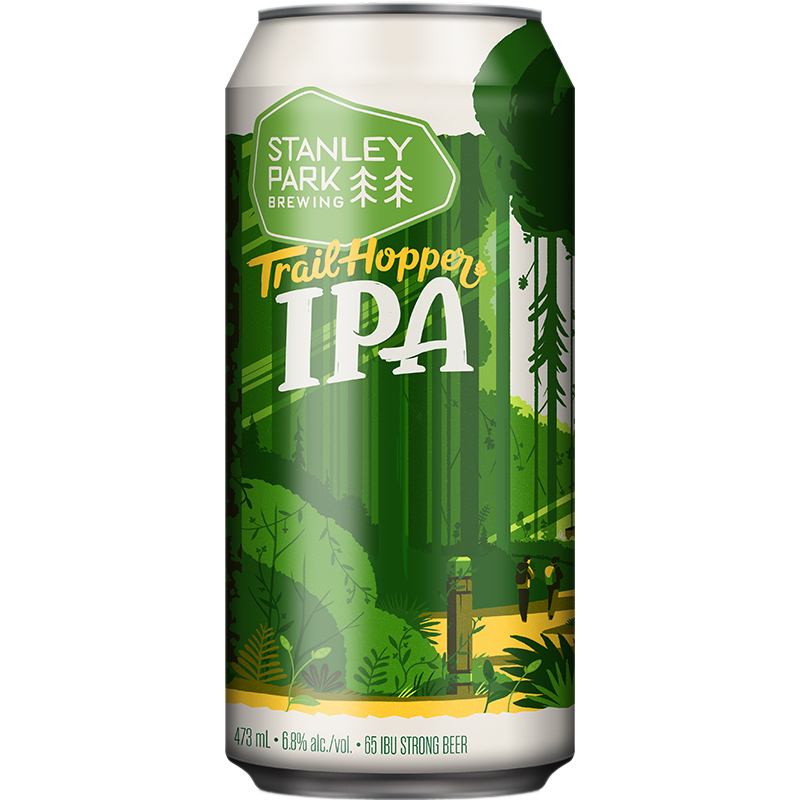 STANLEY PARK BREWING - TRAIL HOPPER IPA TALL CAN Canadian Domestic Beer