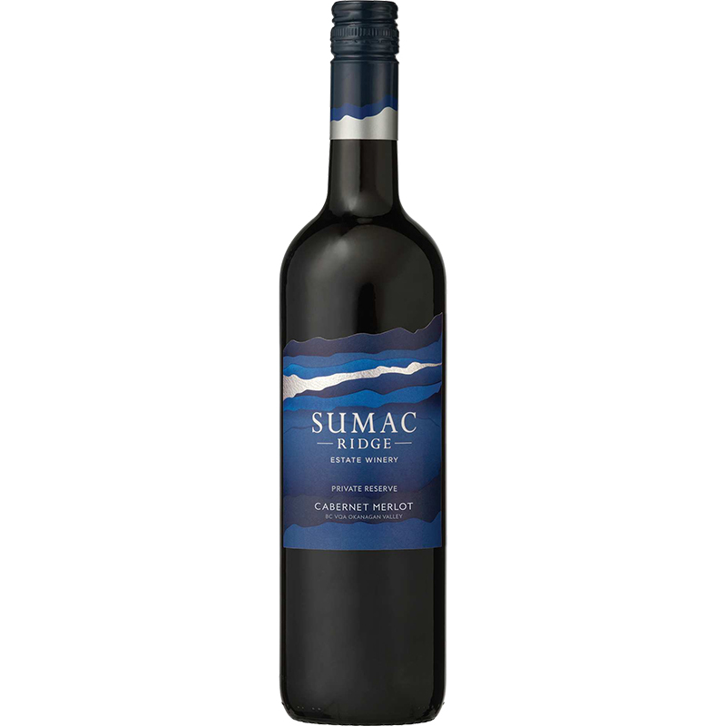 SUMAC RIDGE OLIVER - PRIVATE RESERVE CABERNET MERLOT Canadian Red Wine