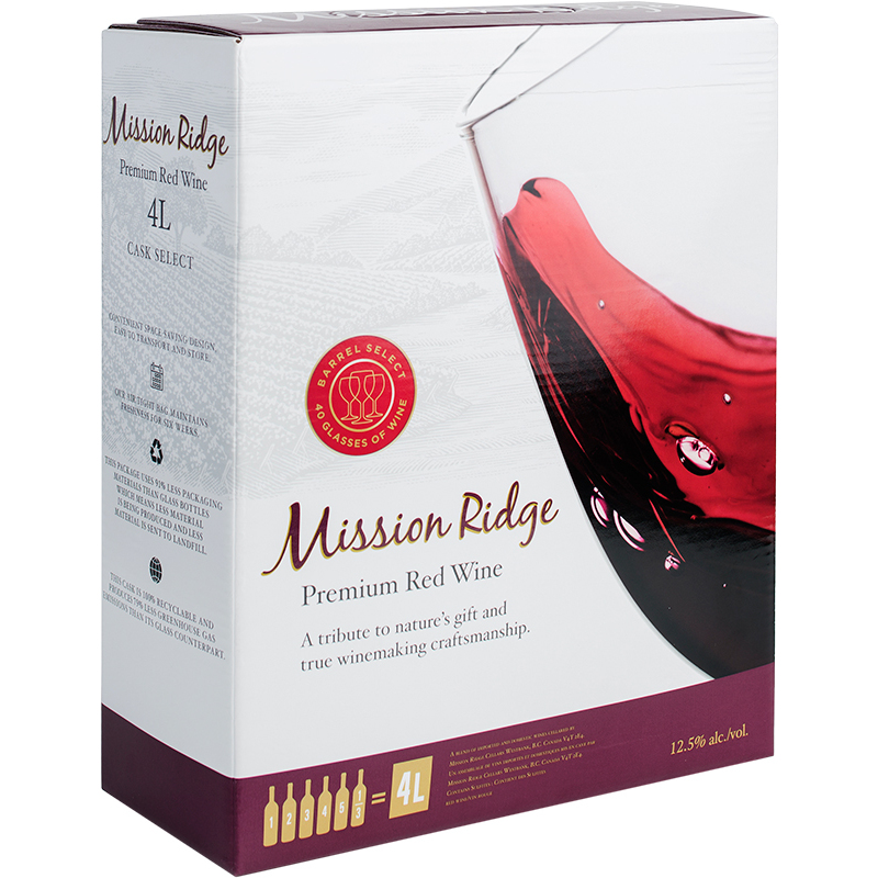 MISSION RIDGE - PREMIUM DRY RED Canadian Red Wine