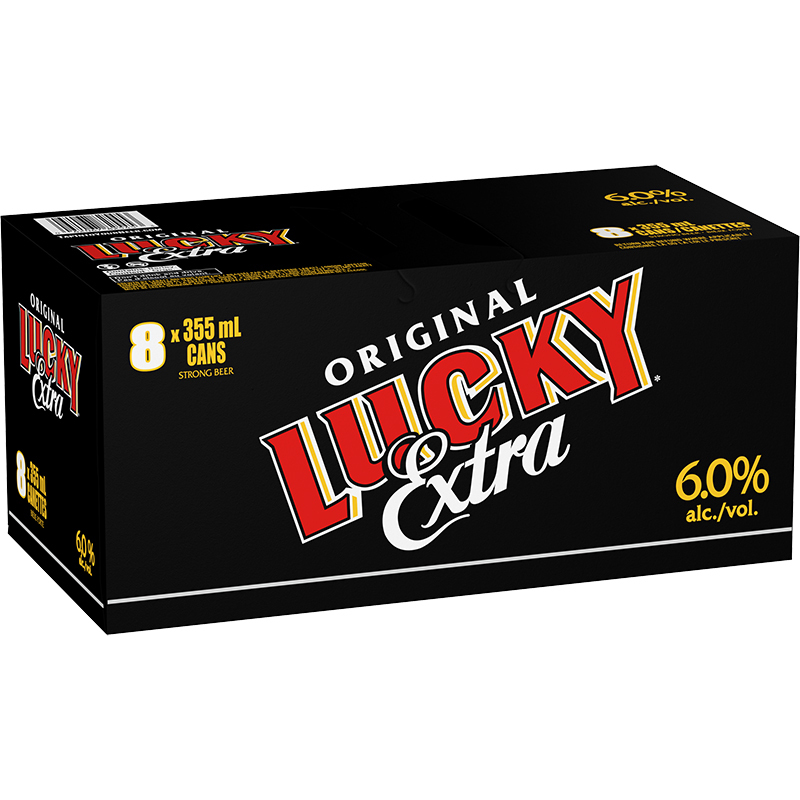 LABATT - LUCKY EXTRA CAN Canadian Domestic Beer