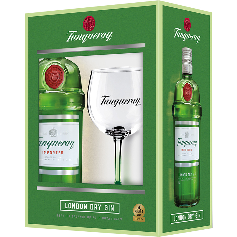 TANQUERAY - COPA GLASS GIFT PACK Scottish Gin