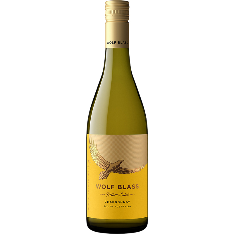 CHARDONNAY - WOLF BLASS YELLOW LABEL Australian White Wine