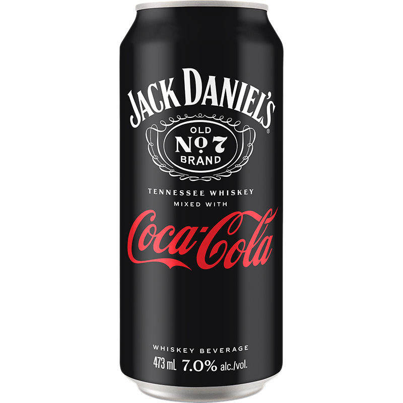 JACK DANIEL'S AND COCA-COLA TALL CAN American Coolers