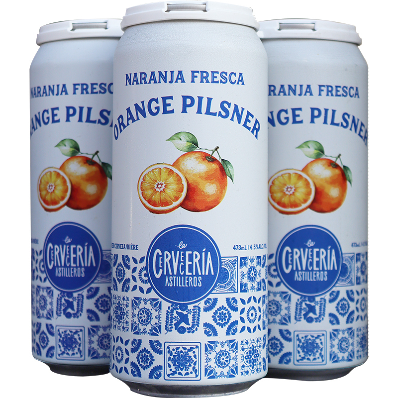 LA CERVECERIA - NARANJA FRESCA ORANGE PILSNER TALL CAN Canadian ...