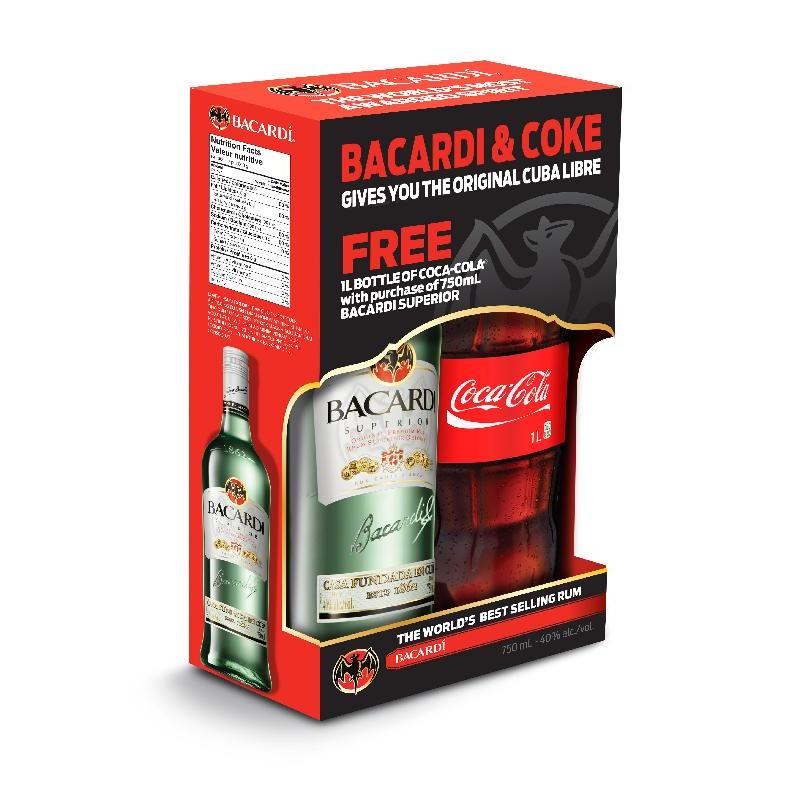 BACARDI - ORIGINAL CUBA LIBRE BONUS PACK Canadian Rum