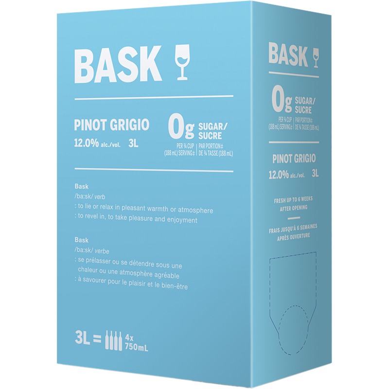 BASK - PINOT GRIGIO Canadian White Wine