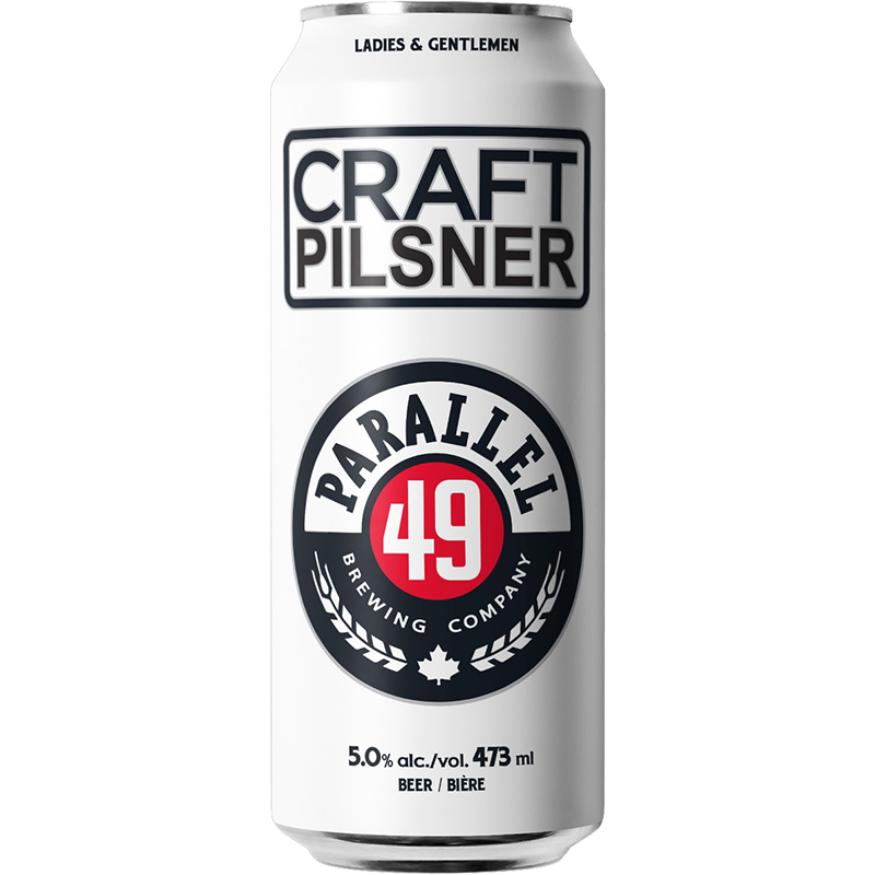 PARALLEL 49 - CRAFT PILSNER TALL CAN Canadian Domestic Beer