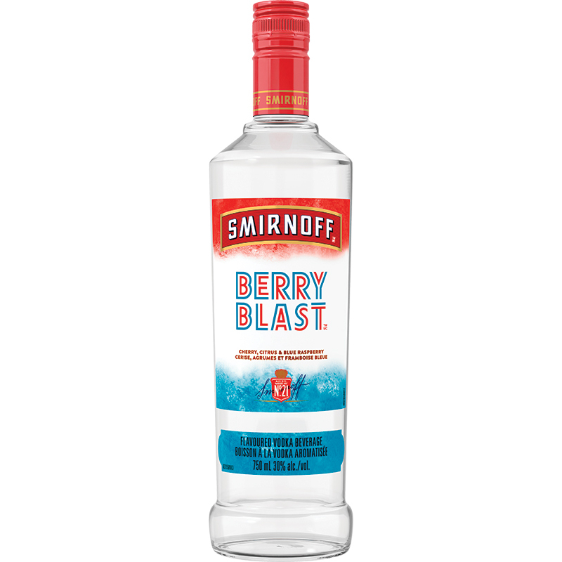 SMIRNOFF - BERRY BLAST Canadian Vodka