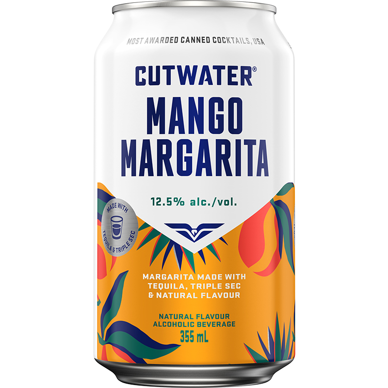CUTWATER - MANGO MARGARITA CAN Canadian Coolers