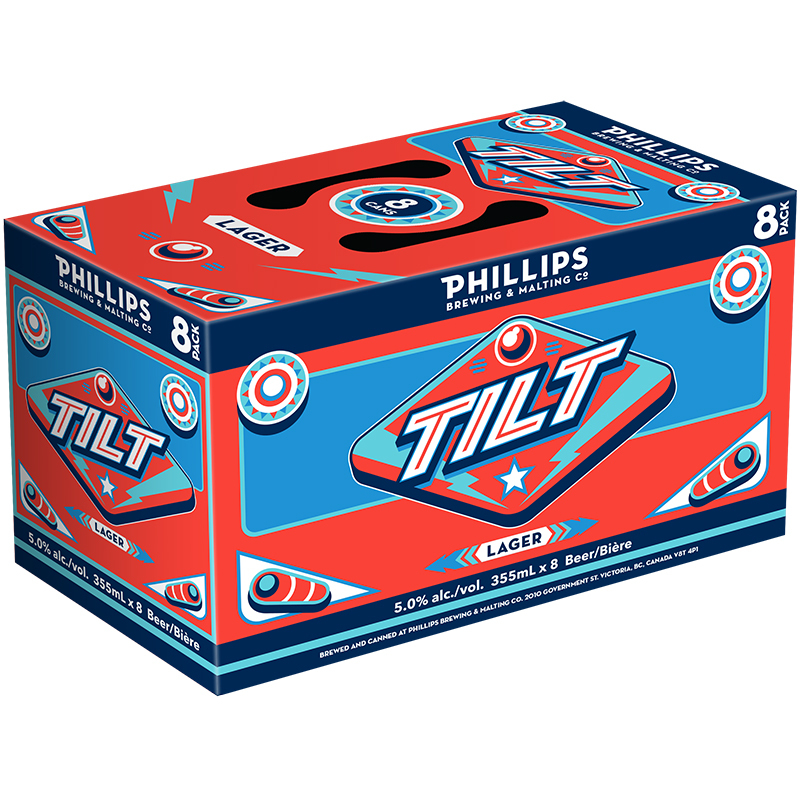 PHILLIPS BREWING - TILT LAGER CAN Canadian Domestic Beer
