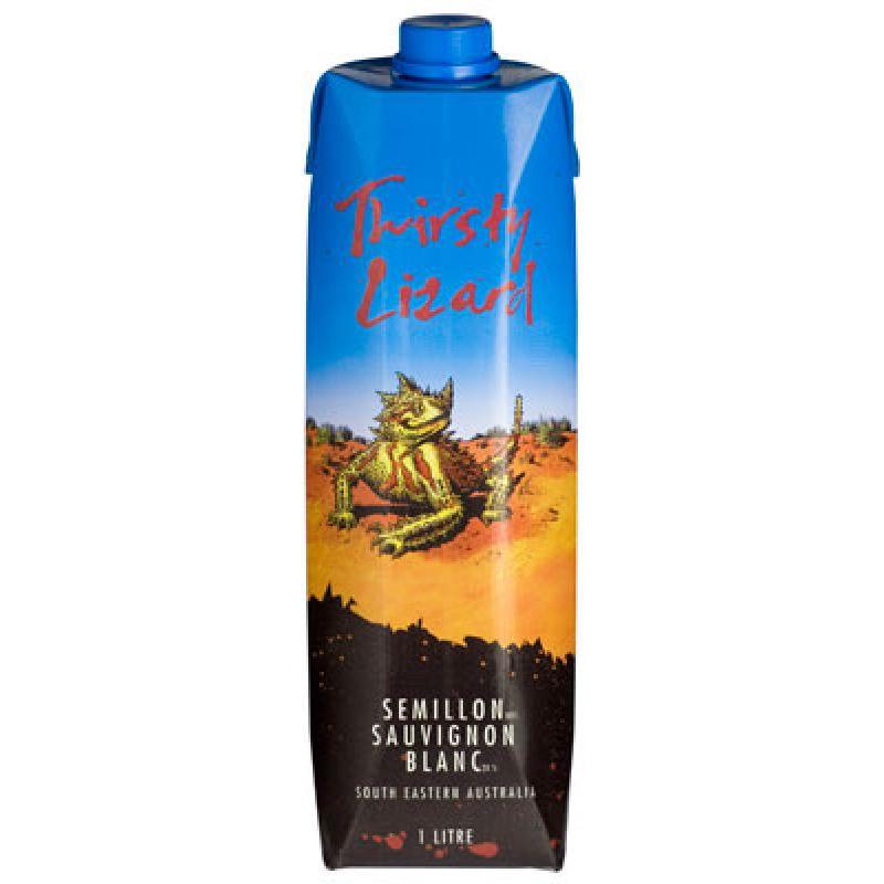 SEMILLON SAUVIGNON - THIRSTY LIZARD TETRA PAK 02007 Australian White Wine