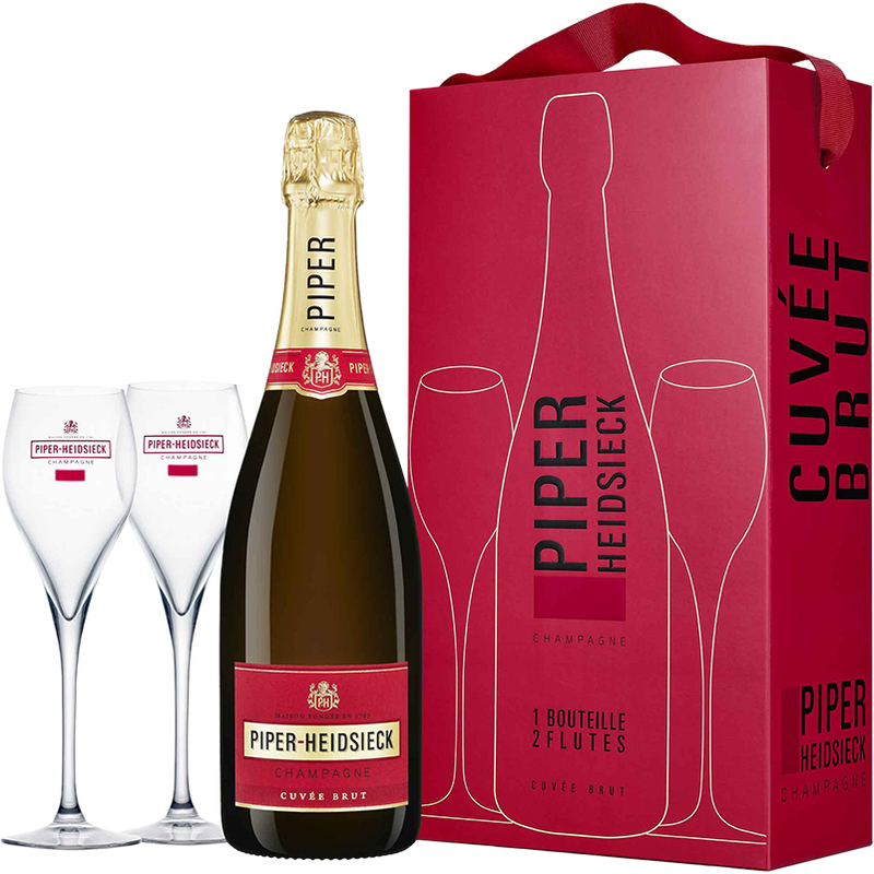 PIPER HEIDSECK - CUVEE BRUT GLASS PACK French Sparkling Wine