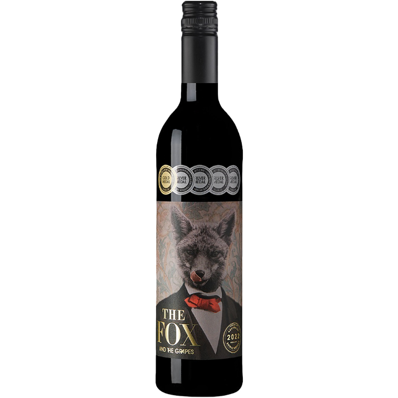 SHIRAZ MERLOT - THE FOX & THE GRAPES ORGANIC Australian Red Wine
