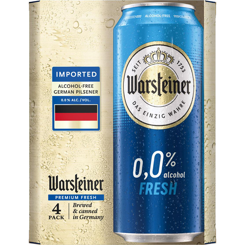 WARSTEINER - FRESH TALL CAN German De-Alcoholized Beer