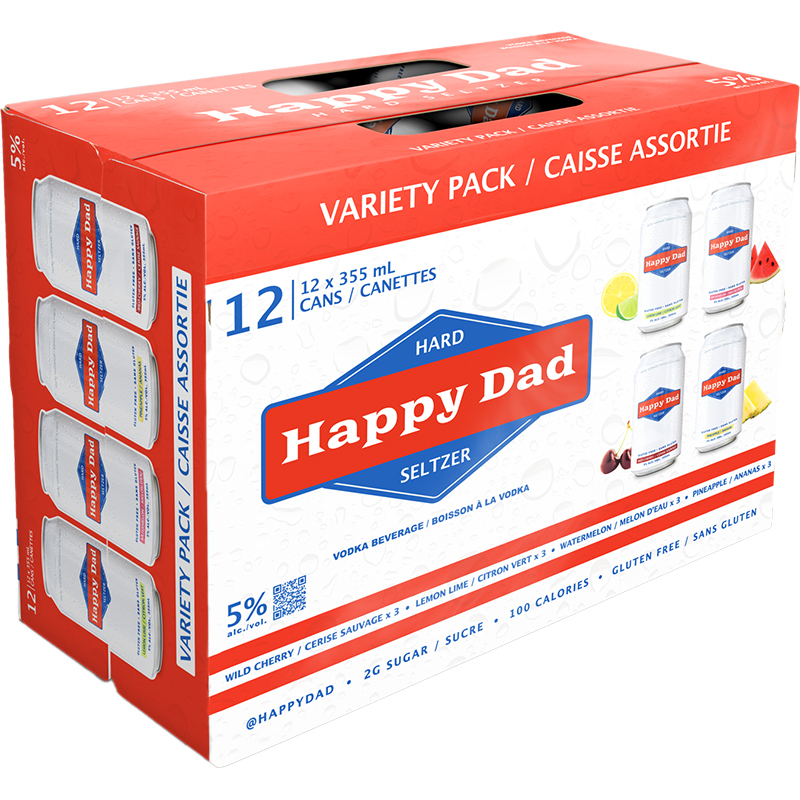 HAPPY DAD - HARD SELTZER VARIETY PACK CAN Canadian Coolers