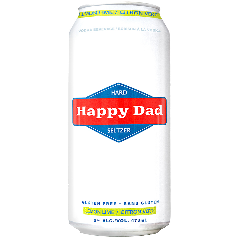 HAPPY DAD - HARD SELTZER LEMON LIME TALL CAN Canadian Coolers