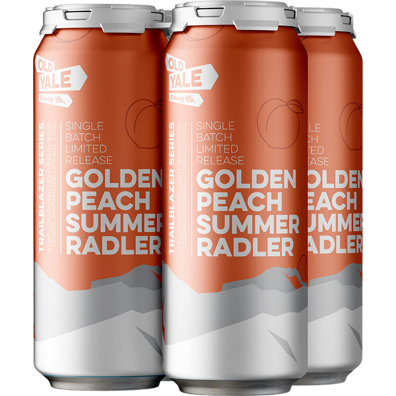 OLD YALE BREWING - GOLDEN PEACH SUMMER RADLER TALL CAN Canadian ...