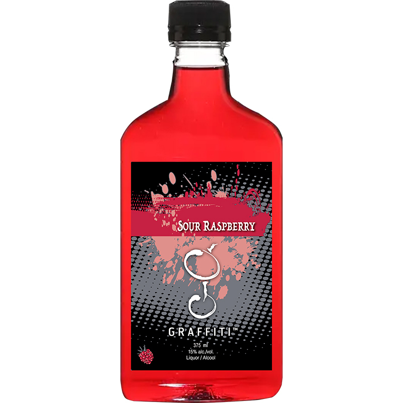 GRAFFITI - SOUR RASPBERRY Canadian Liqueurs