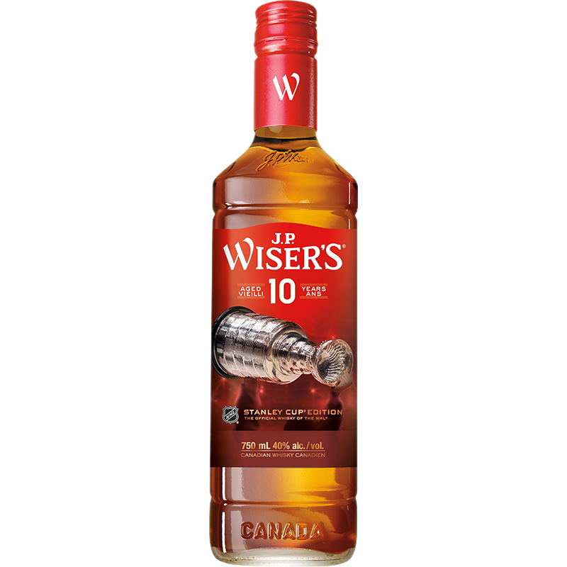 J.P. WISER'S - 10 YO NHL LIMITED EDITION Canadian Whisky / Whiskey