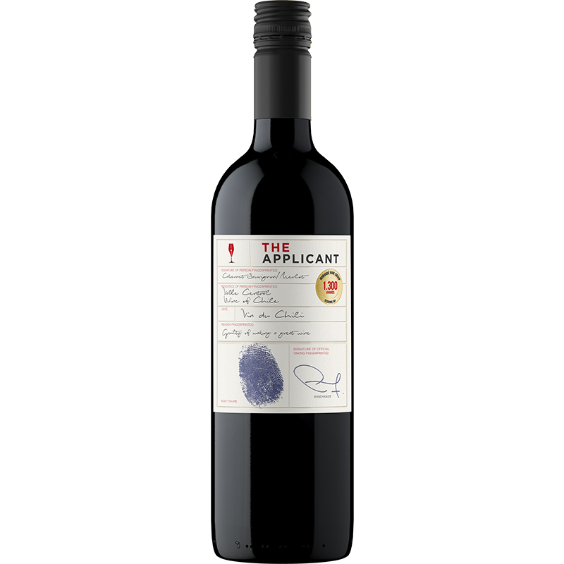 CABERNET SAUVIGNON MERLOT - THE APPLICANT Chilean Red Wine