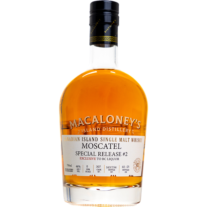 MACALONEY ISLAND DISTILLERY - BC SELECT UPSM MOSCATEL CASK Canadian ...