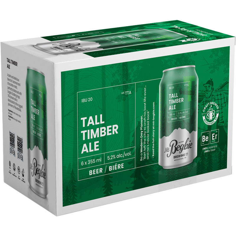 MT BEGBIE - TALL TIMBER ALE CAN Canadian Domestic Beer