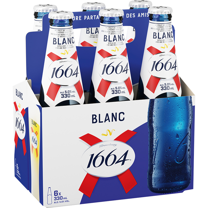 KRONENBOURG - 1664 BLANC Canadian Domestic Beer