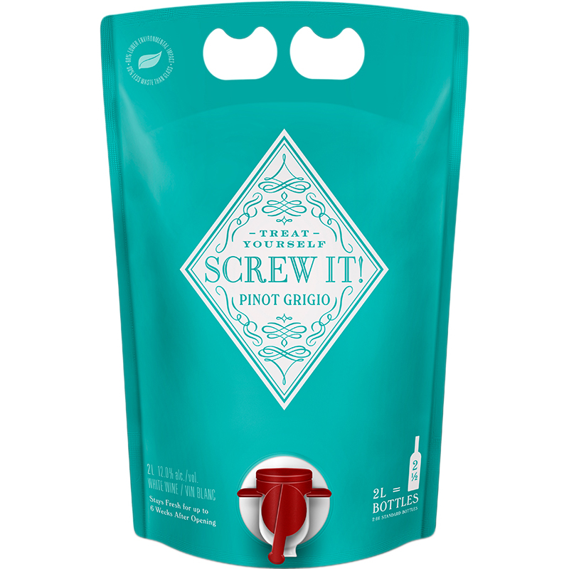 SCREW IT - PINOT GRIGIO POUCH Canadian White Wine
