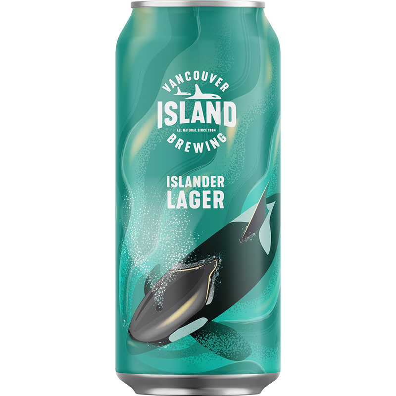 VANCOUVER ISLAND - ISLANDER LAGER SS TALL CAN Canadian Domestic Beer