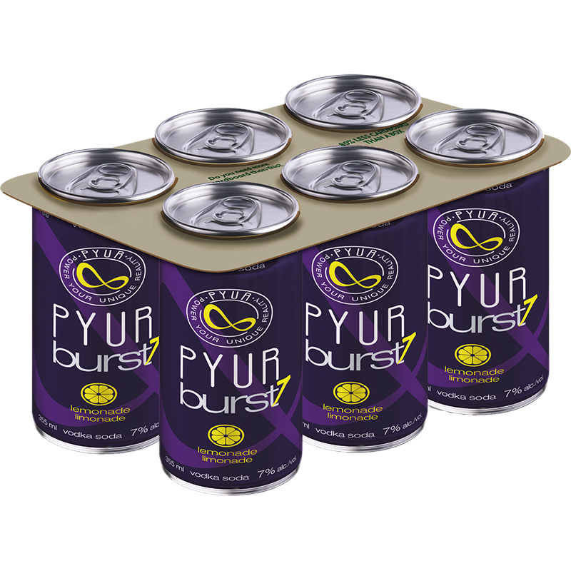 PYUR - BURST LEMONADE VODKA SODA CAN Canadian Coolers