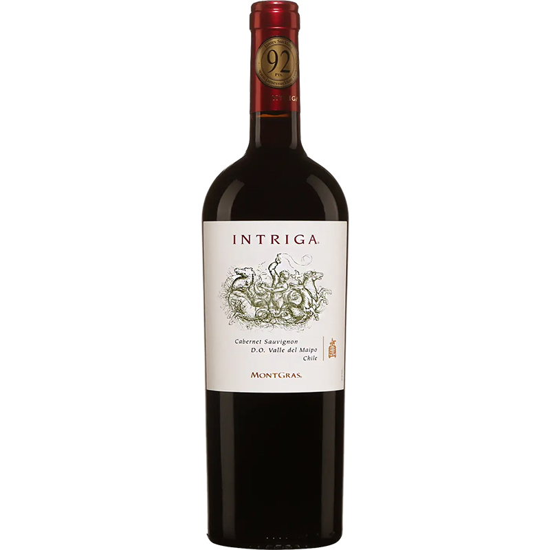 CABERNET SAUVIGNON - MONTGRAS INTRIGA MAIPO Chilean Red Wine