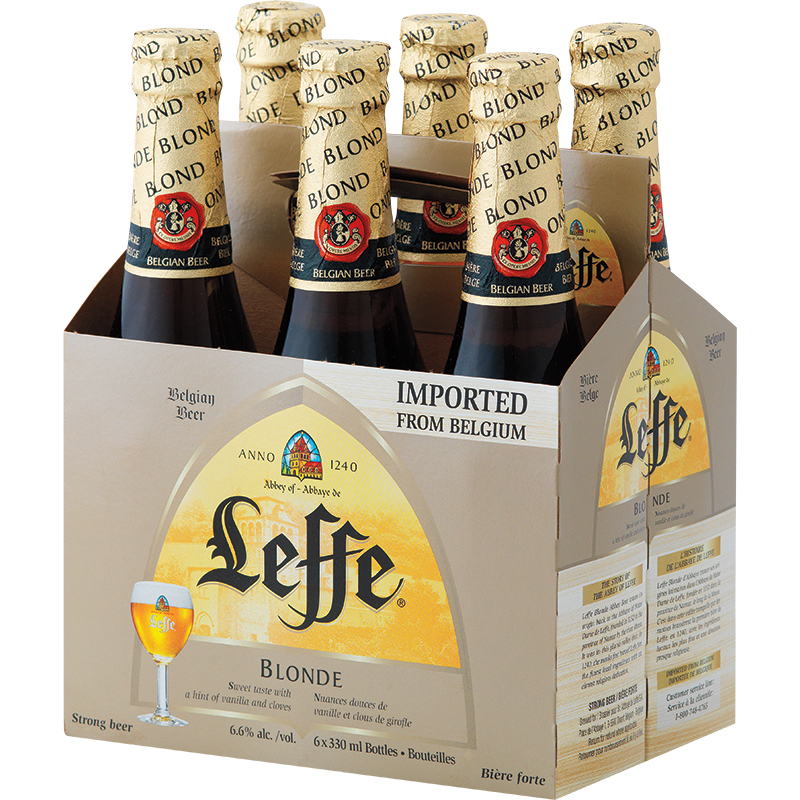LEFFE BLONDE Belgium Import Beer