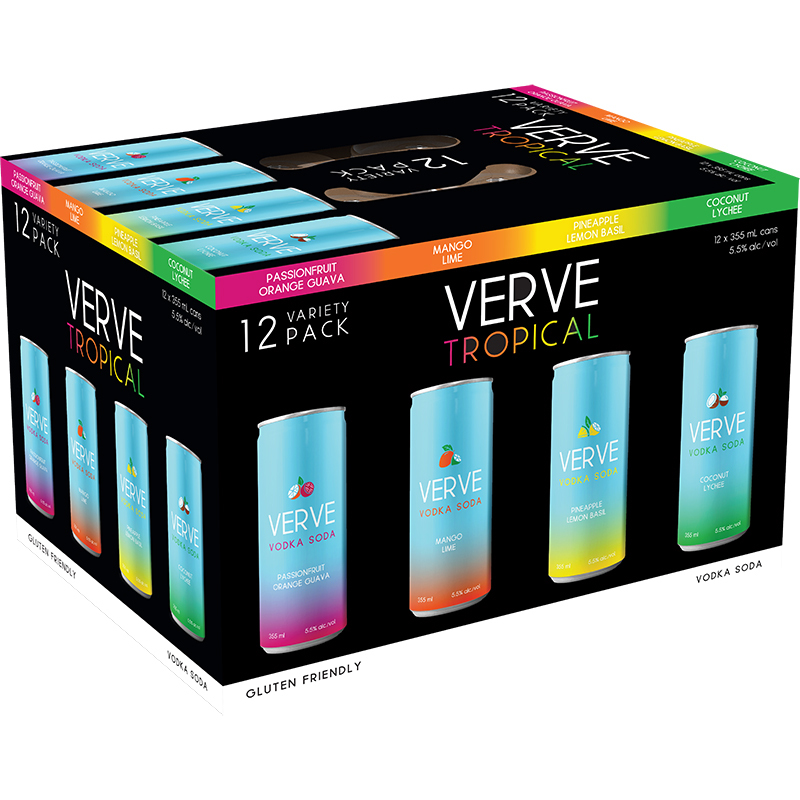 VERVE - VODKA TROPICAL MIX CAN PACK Canadian Coolers