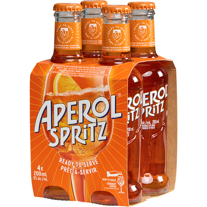 APEROL - SPRITZ READY TO SERVE Italian Coolers